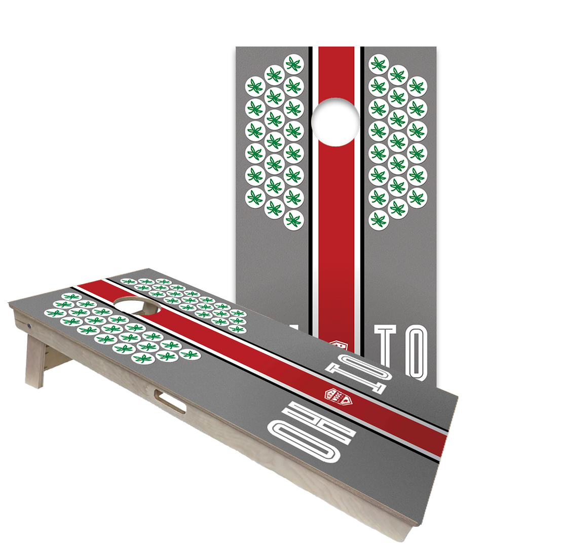 World Series of Cornhole Boards 100's of Designs Complete Cornhole Set