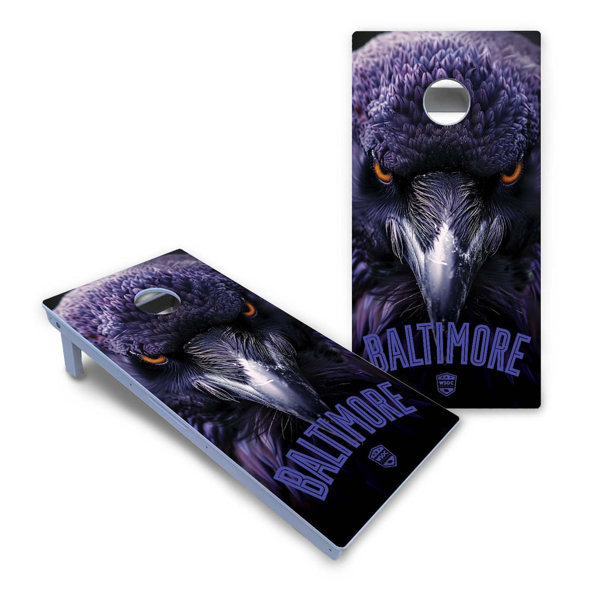 All-Weather Baltimore Ravens Cornhole Boards -World Series of Cornhole