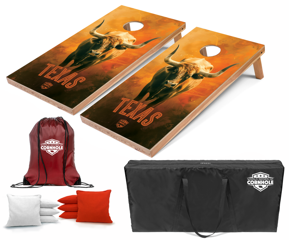 World Series of Cornhole Recreational Cornhole Set - Texas Longhorns B